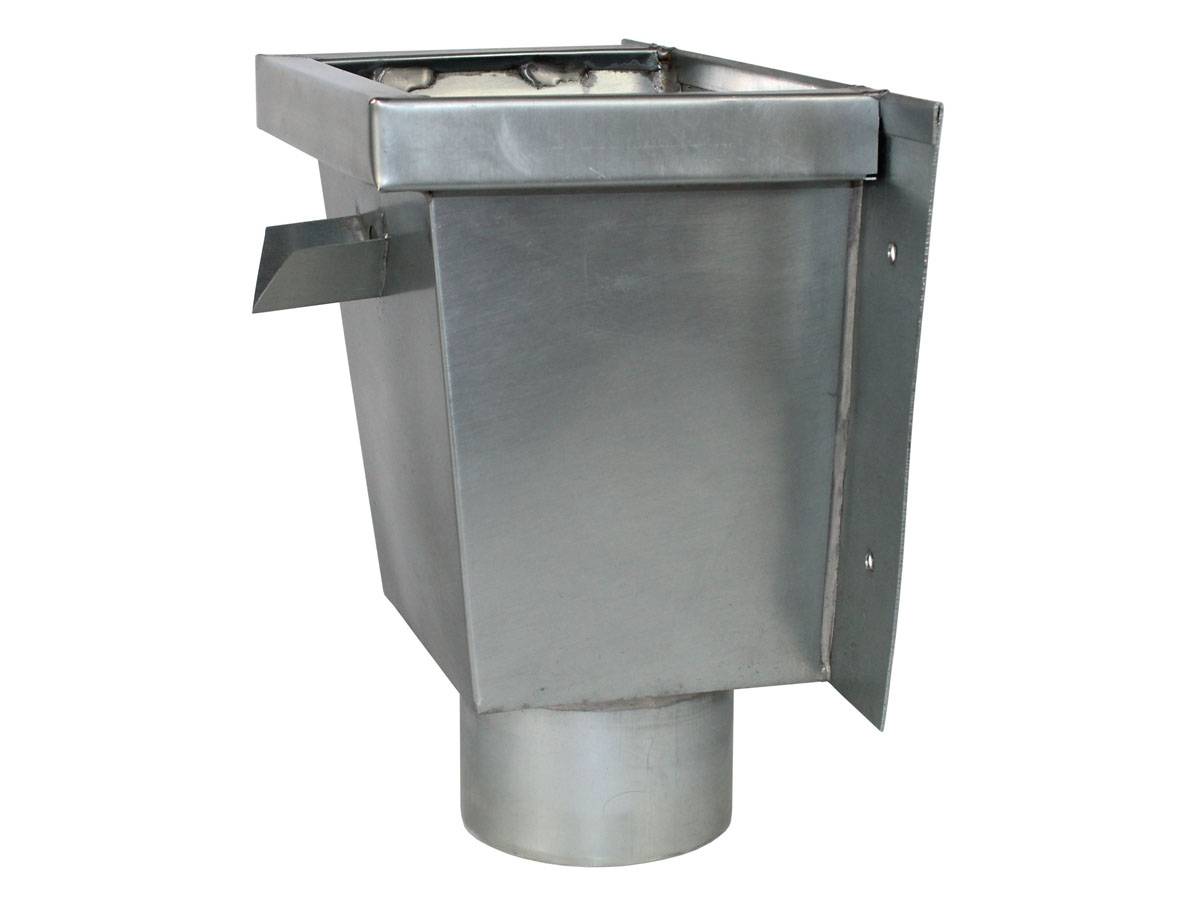 Wasserfangkasten, Rinnenkessel Vierkant aus Titan-Zink kaufen bei ...